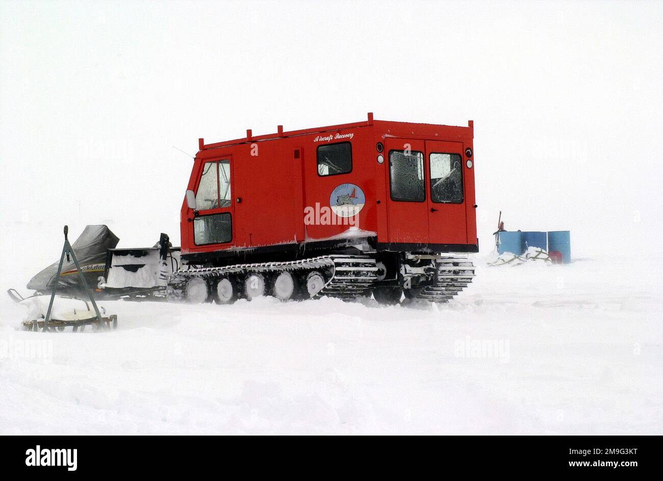 A Bombardier Skidozer Over-snow Vehicle, belonging to the 109th Airlift ...