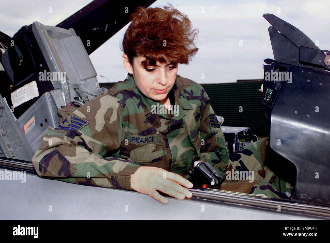 US Air Force STAFF Sergeant Robyn Pearce, 23rd Fighter Squadron ...