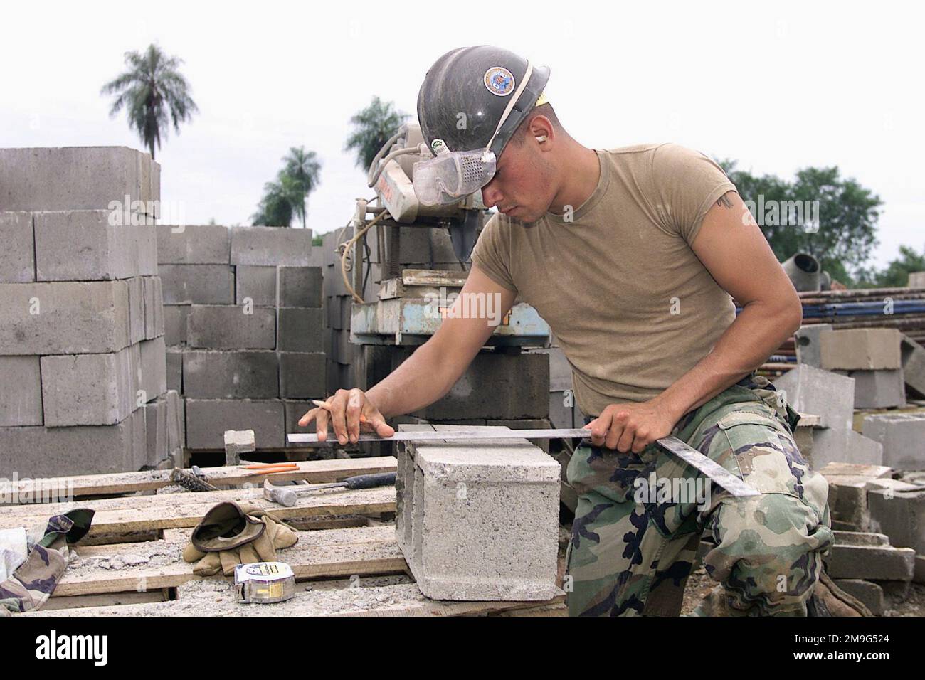 US Navy Equipment Operator Construction Man Josh Babbitt from the Naval ...