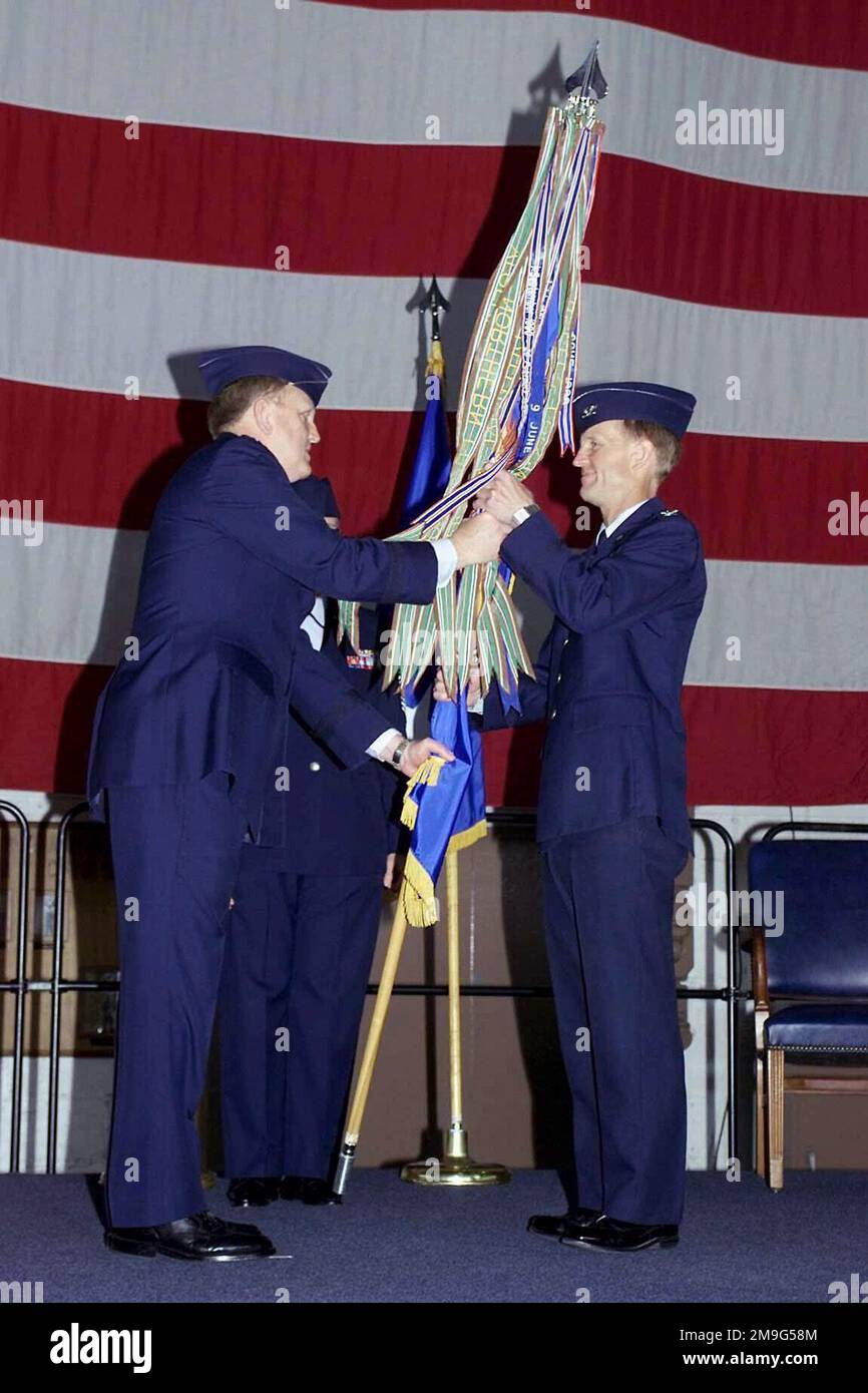 US Air Force Major General Kenneth W. Hess, 3rd Air Force commander ...