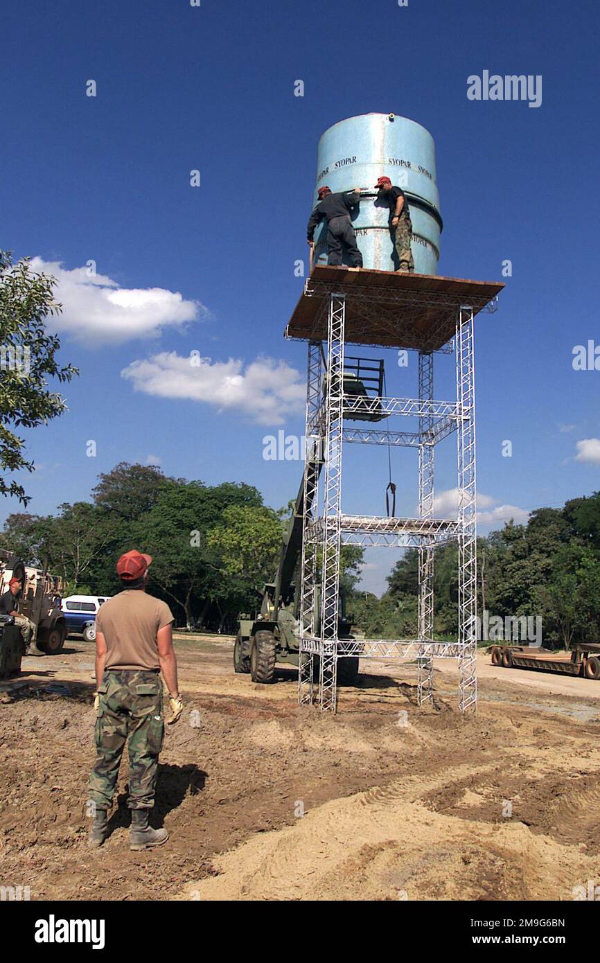 Members of the 823rd Red Horse Squadron, Hurlbert Air Base, Florida ...
