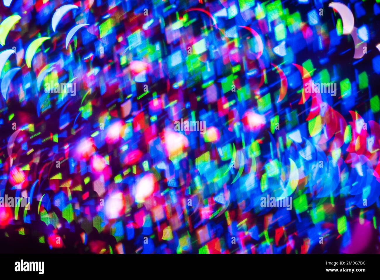 bright multi-colored background with abstract color bokeh Stock Photo ...