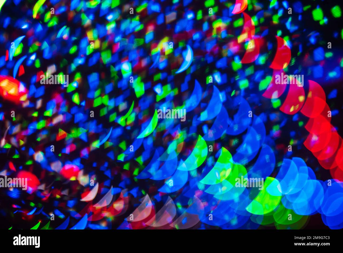 bright multi-colored background with abstract color bokeh Stock Photo ...