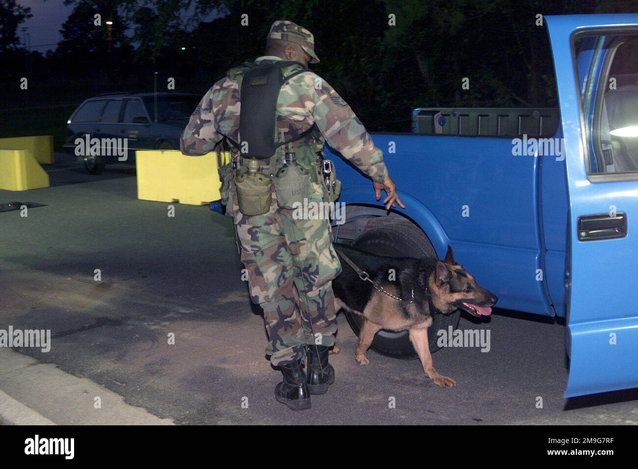 US Air Force STAFF Sergeant Jacobs of the 4th Security Forces Squadron ...