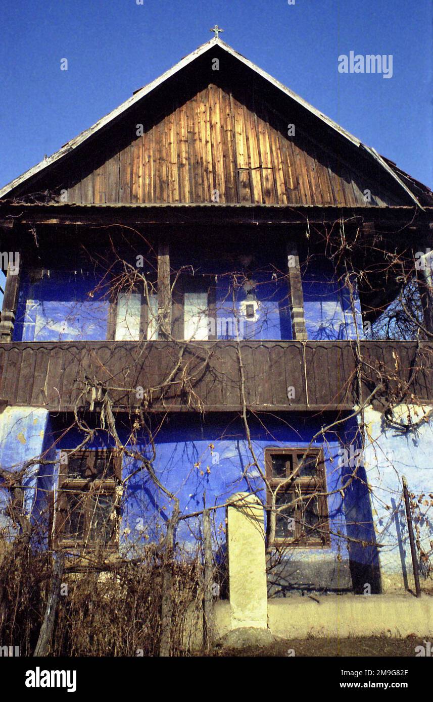 Large house in Salaj County, Romania, approx. 1999 Stock Photo - Alamy