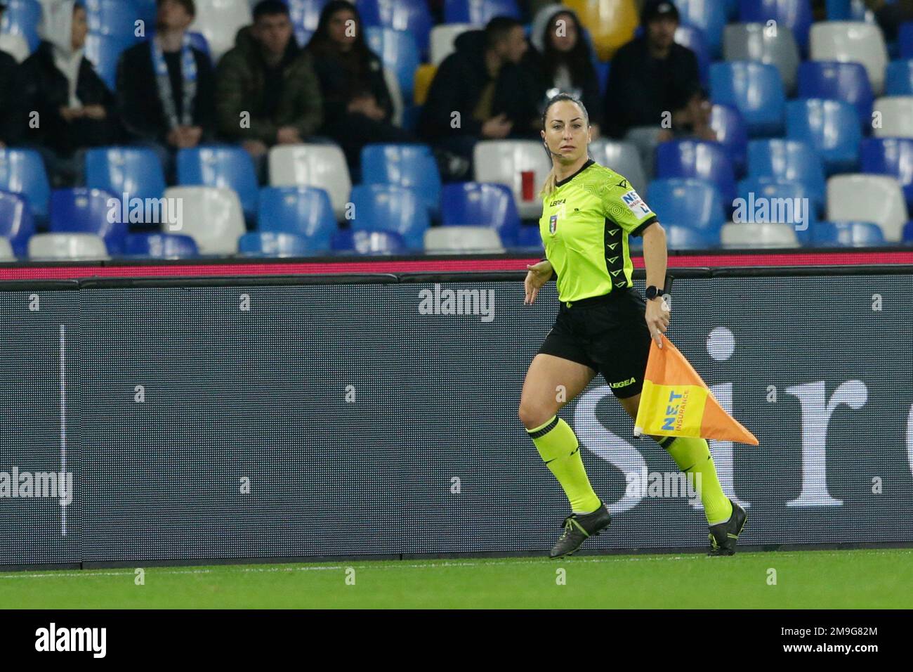 Italian referee francesca di monte during the Italy cup football match ...