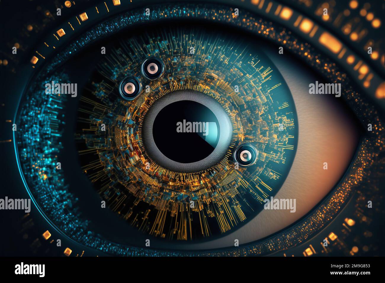Abstract close up of human eye hi-res stock photography and images - Alamy