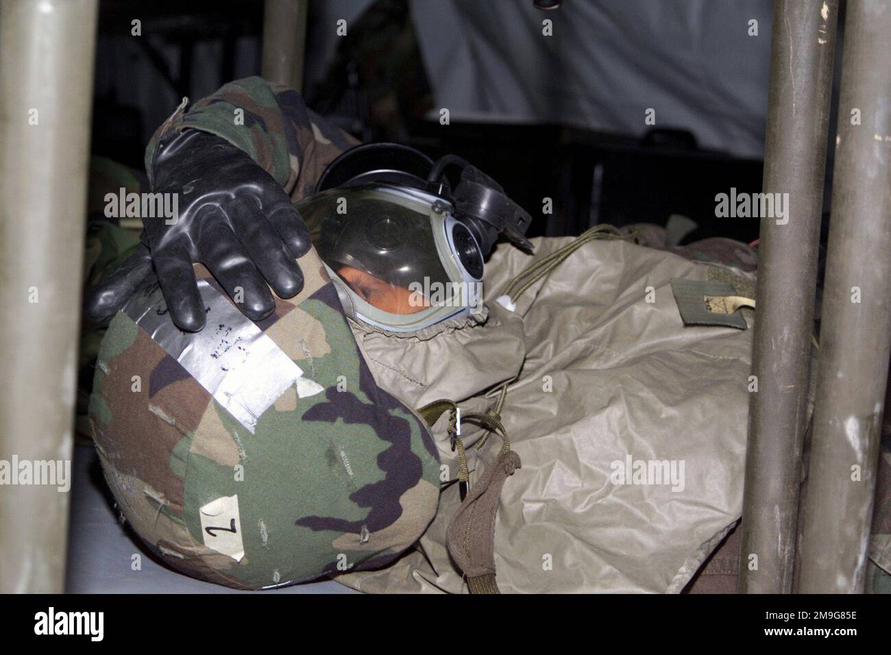 US Air Force Captain Sumera (CAPT) of the 4th Communitcations Squadron ...