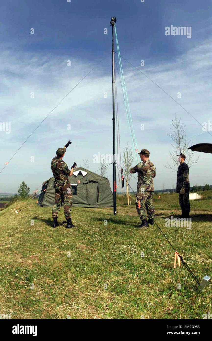 (right to left) US Air Force Technical Sergeant Andrew Pryor, US Air ...