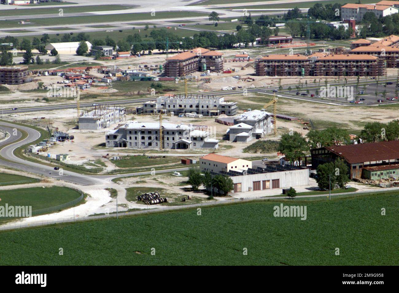 An arial view of the Aviano 2000 Construction Program (AV2K). It is one ...