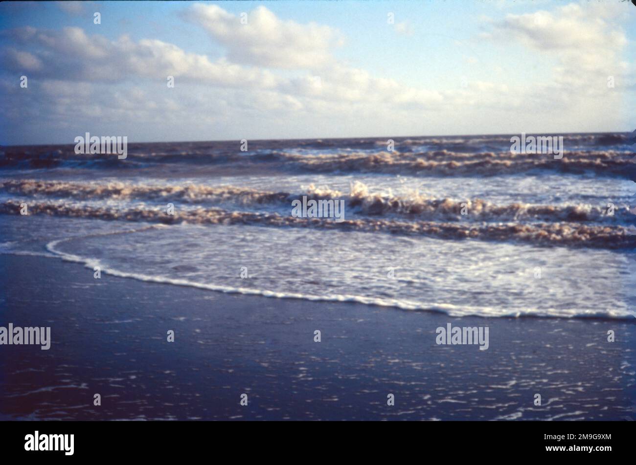 Waves occur when the force of the wind blows over surface water ...