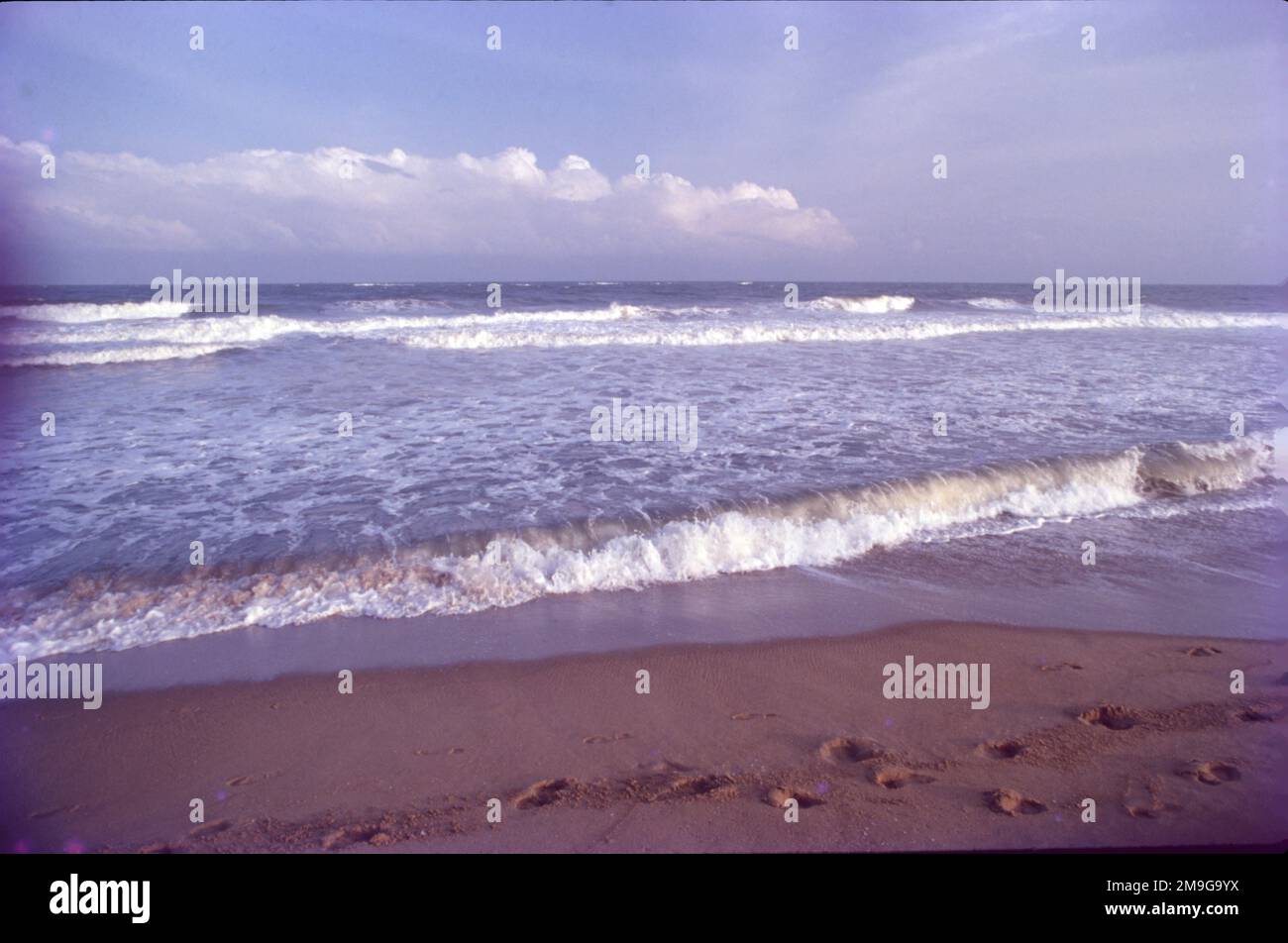 Waves occur when the force of the wind blows over surface water ...