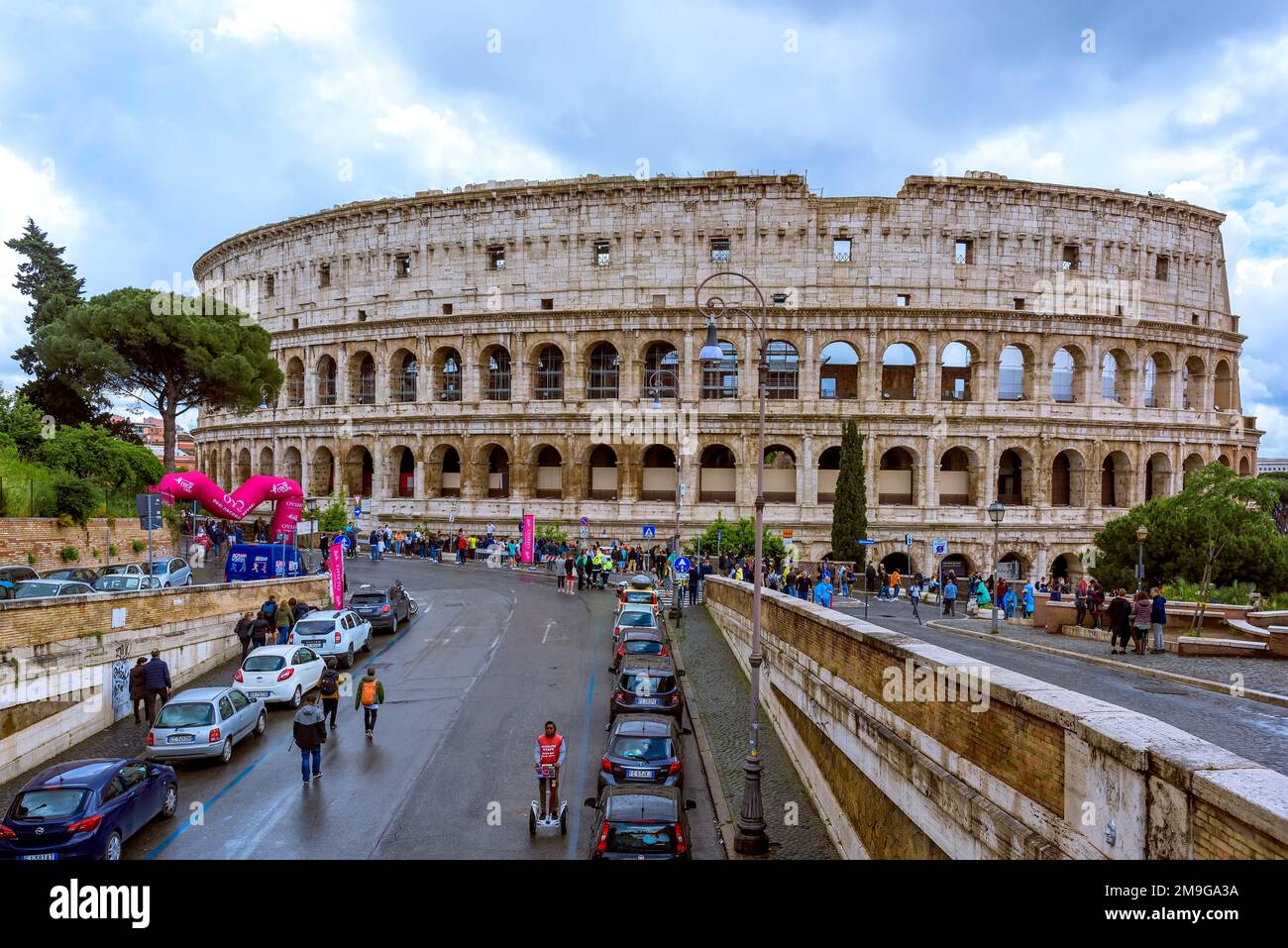 View of The Colosseum in Rome of Italy Stock Photo - Alamy