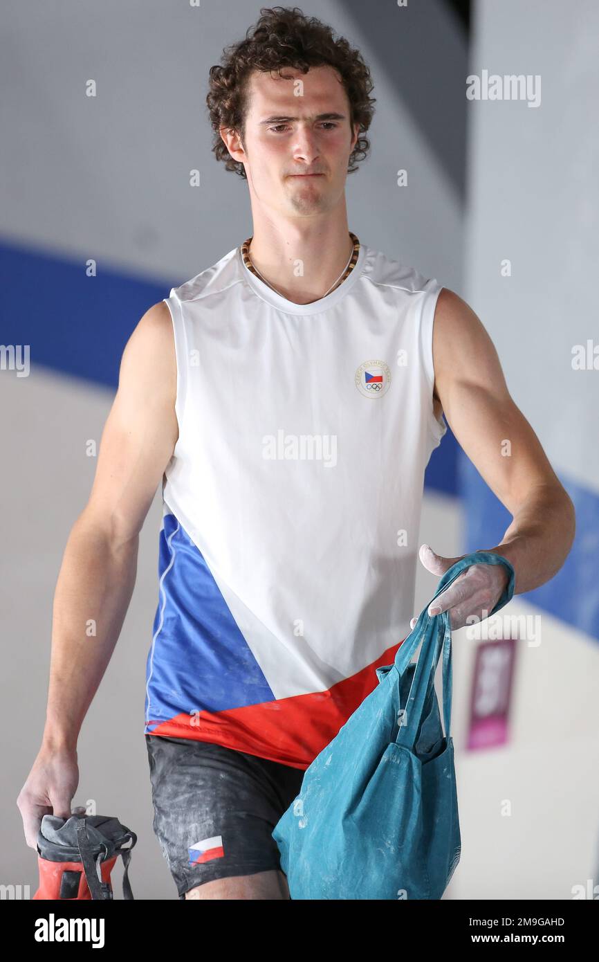 AUG 5, 2021 - TOKYO, JAPAN: Adam ONDRA of Czech Republic competes in ...