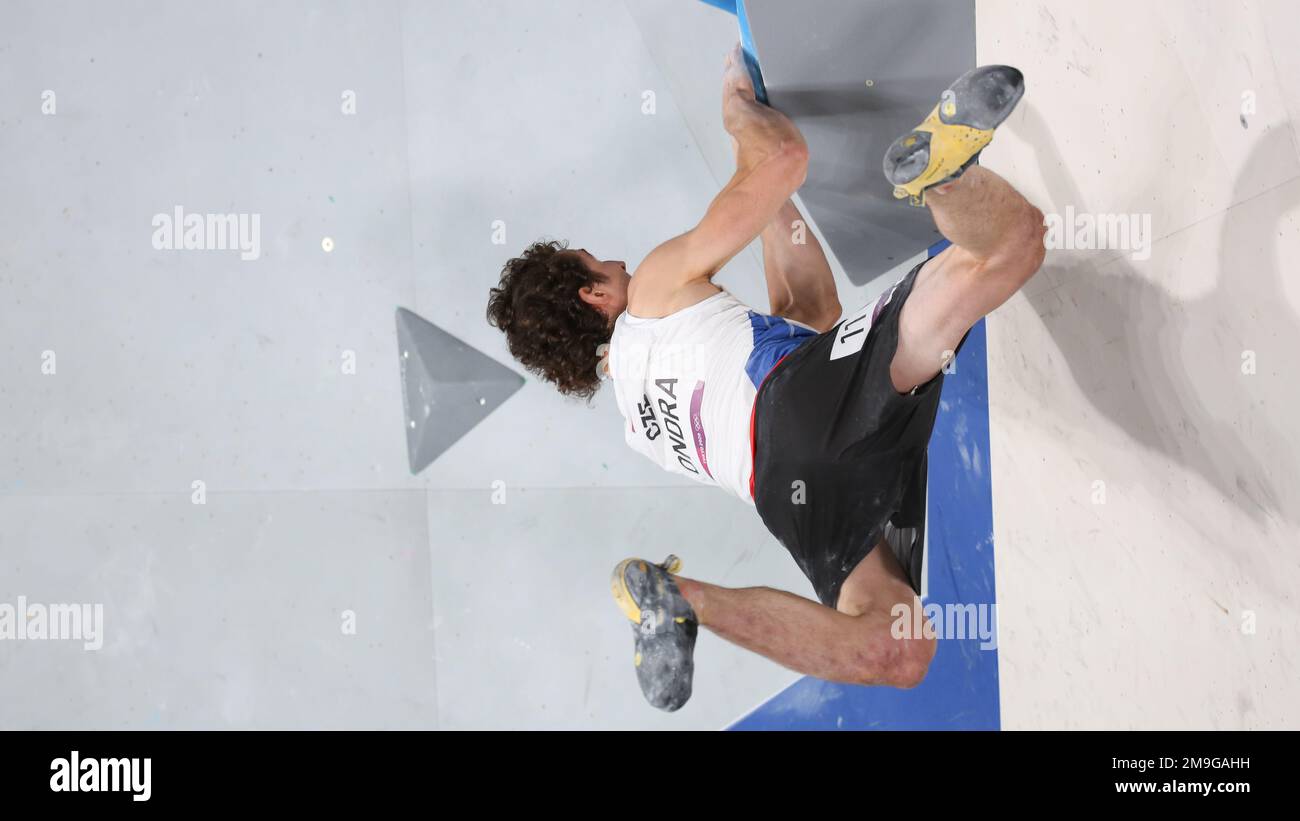 AUG 5, 2021 - TOKYO, JAPAN: Adam ONDRA of Czech Republic competes in ...