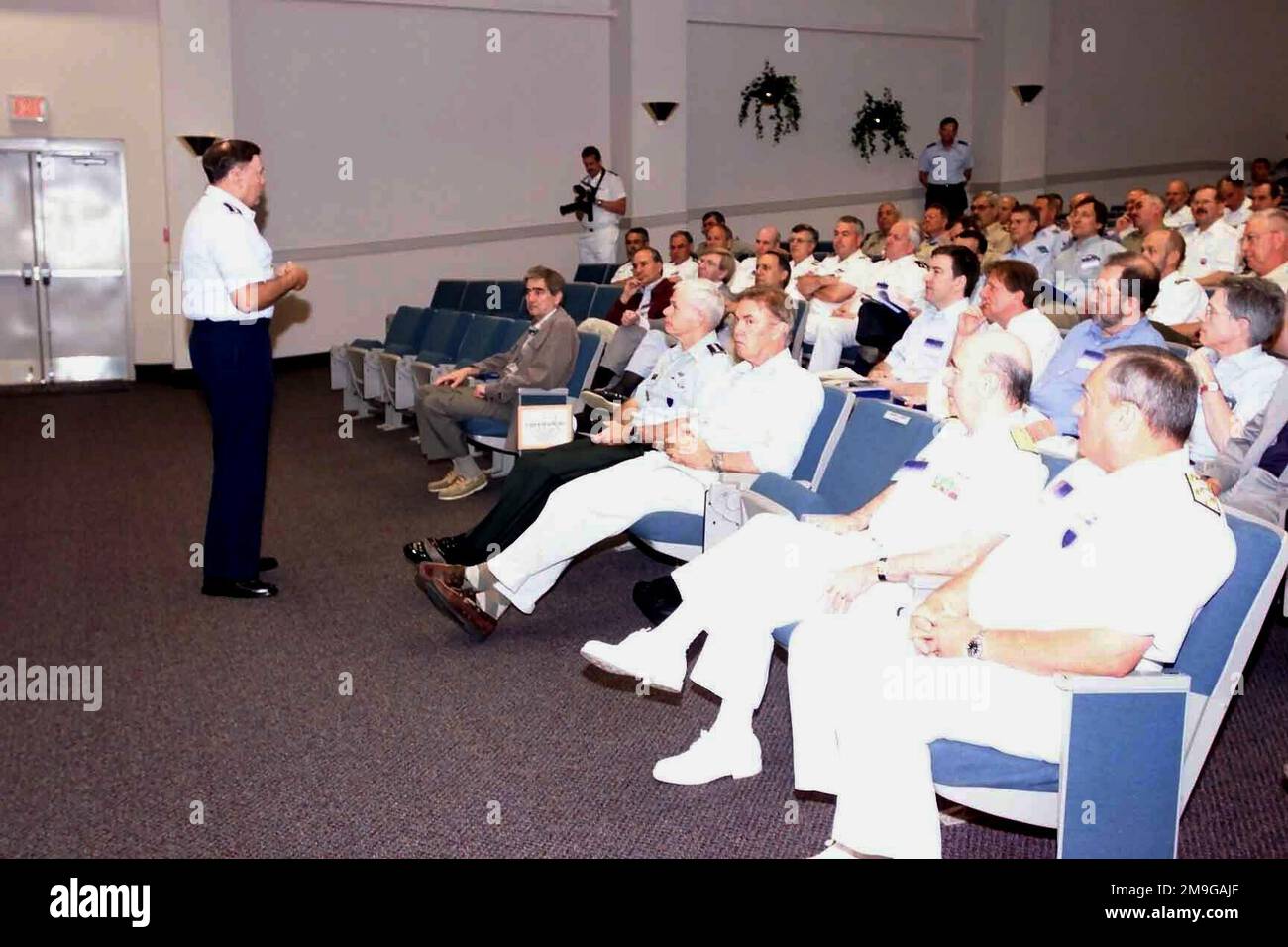 General John P. Jumper, Commander Air Combat Command, speaks to ...