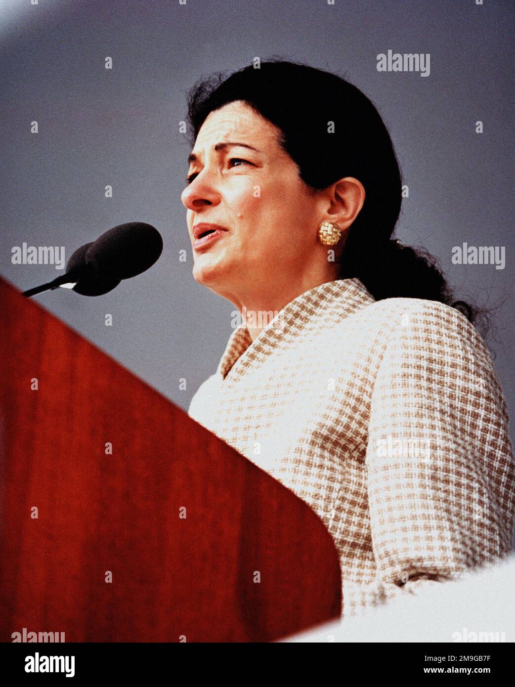 The Honorable Olympia J. Snowe, US Senator, Maine, addresses the ...