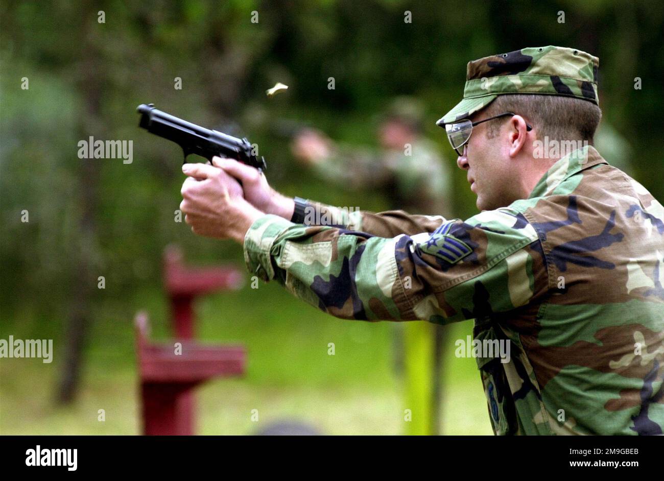 A member of the Fairchild Air Force Base, Washington Security Force ...