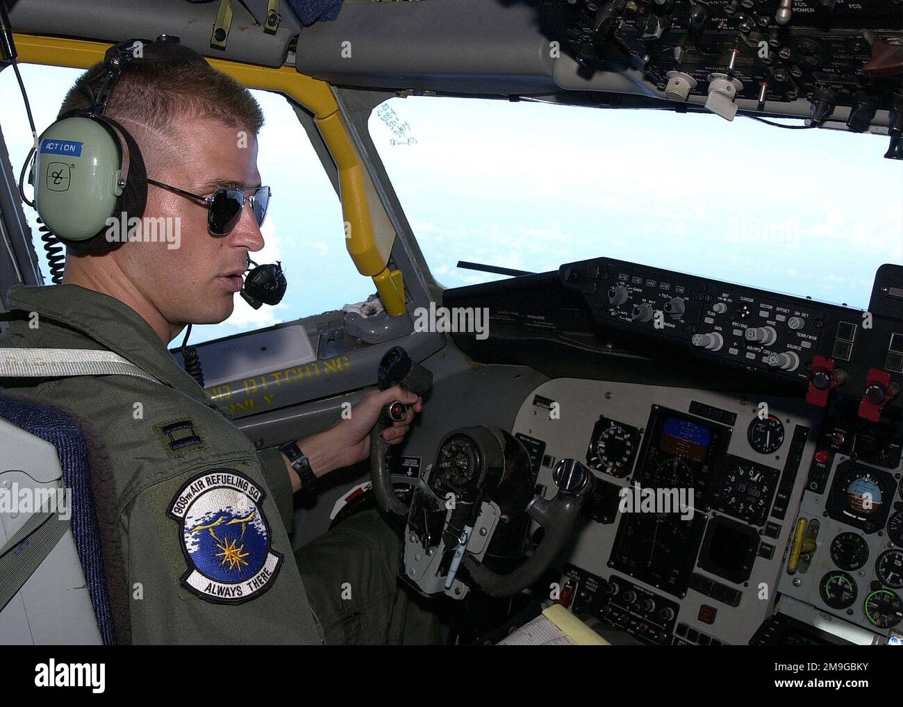 Air Force Captain Patrick Jackson from the 909th Air Refueling Squadron ...