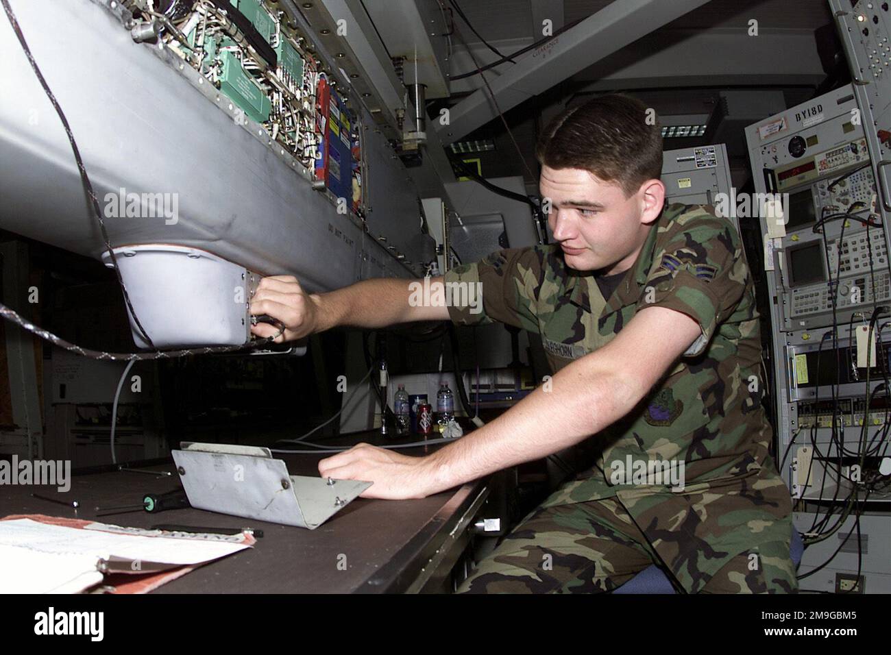 AIRMAN First Class William Cleghorn, an Electronic Warfare Systems ...