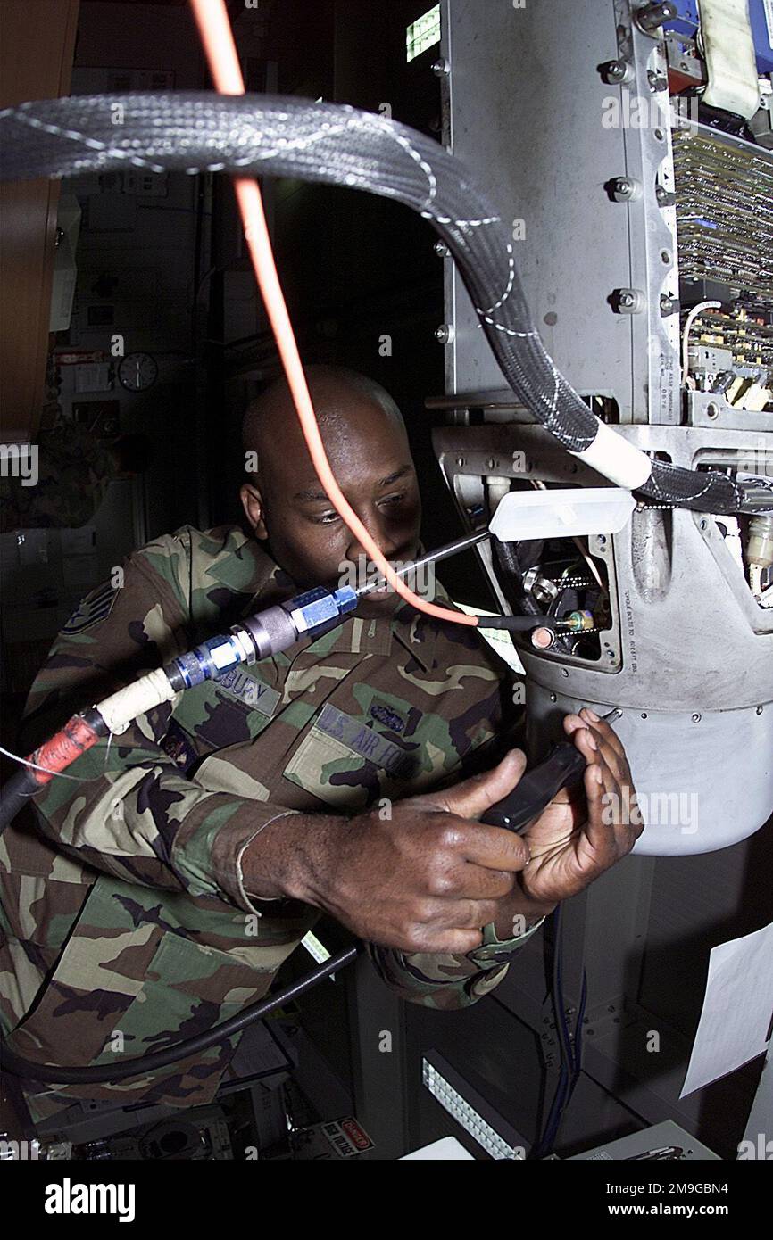 Air Force STAFF Sergeant Charles Stansbury, an Electronic Warfare ...