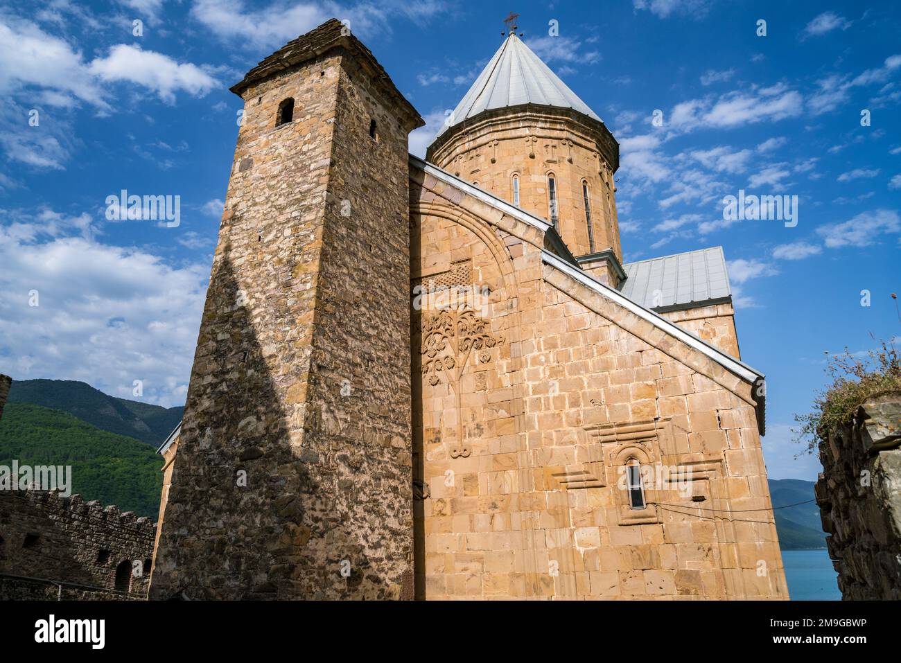 Castle complex Ananuri in Georgia Stock Photo - Alamy