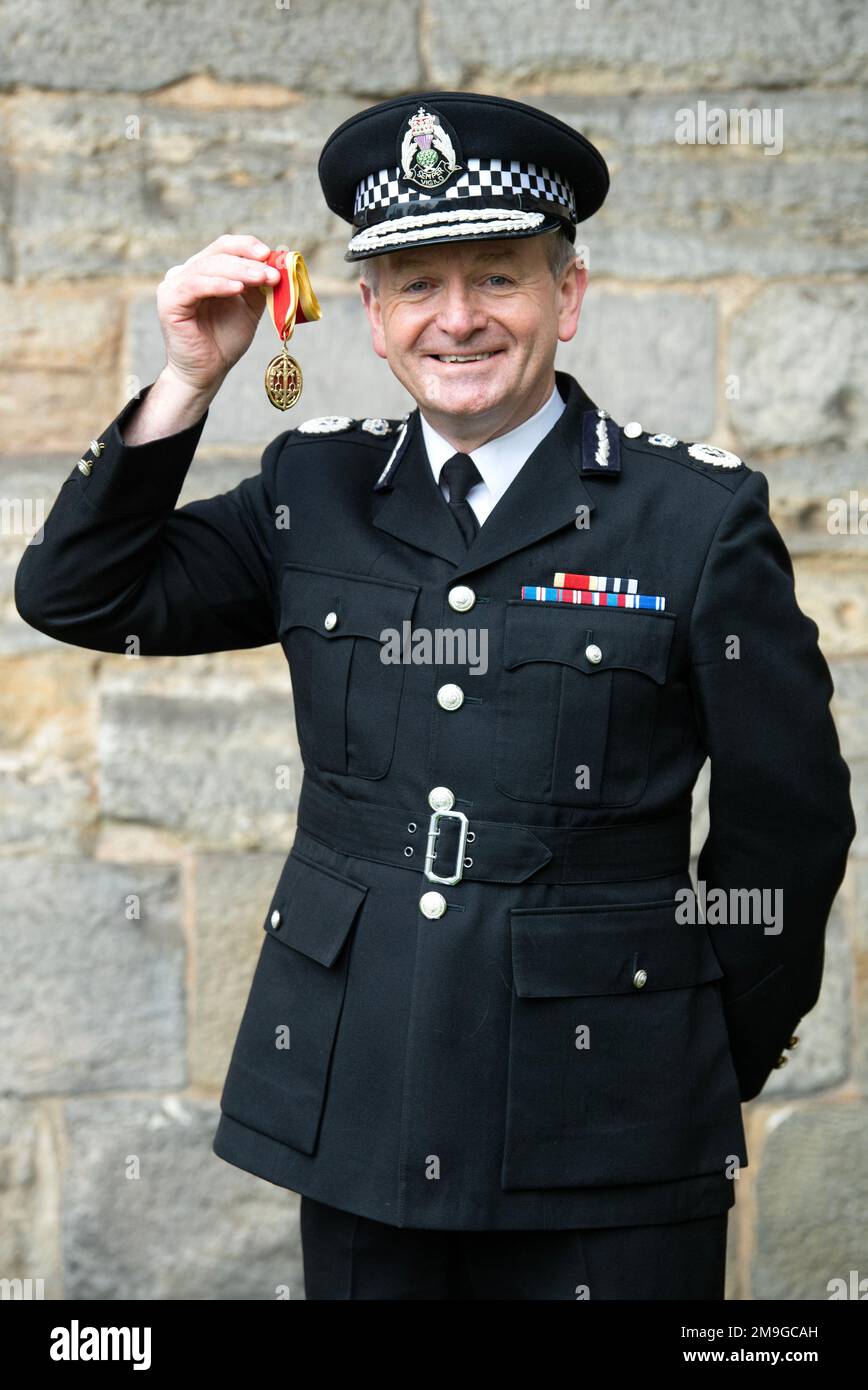 Sir Iain Livingstone after being made a Knight Bachelor during an ...
