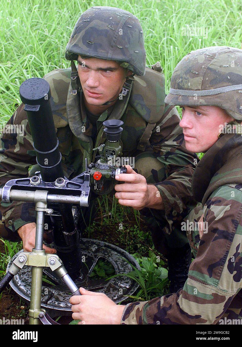 Lance Corporal (LCpl) Micheal Schrum, A-gunner, and LCpl Kenneth ...