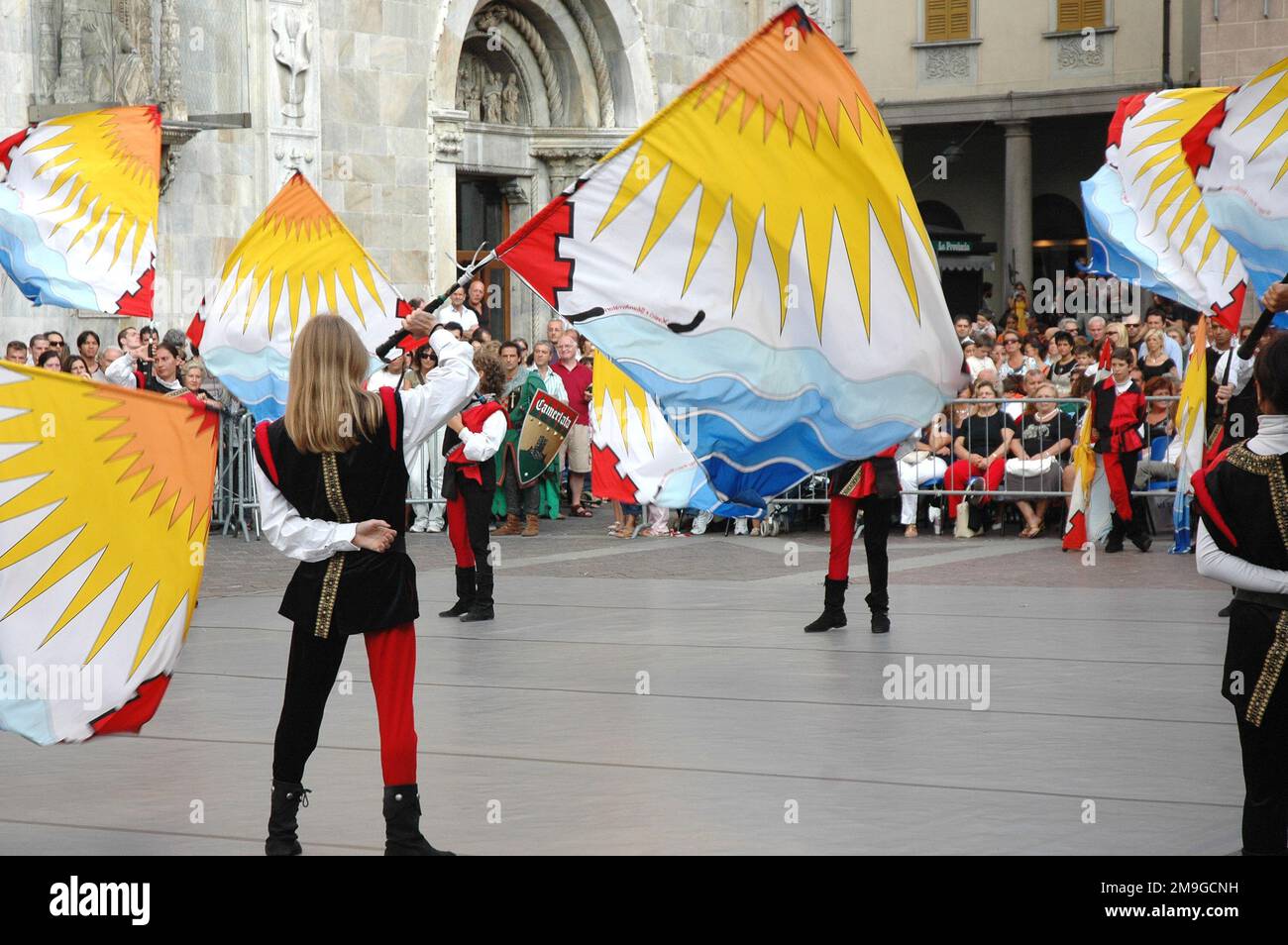 Medieval Pageant Mid Shot Stock Photo - Alamy
