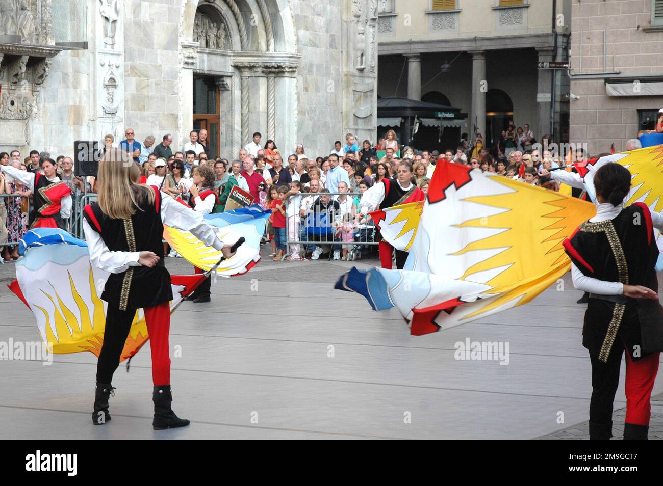 Medieval Pageant Wide Shot Stock Photo - Alamy
