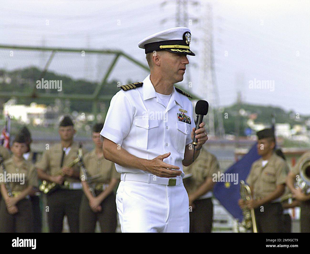Captain Ficher after taking command of 3D Dental Battalion, Camp Foster ...
