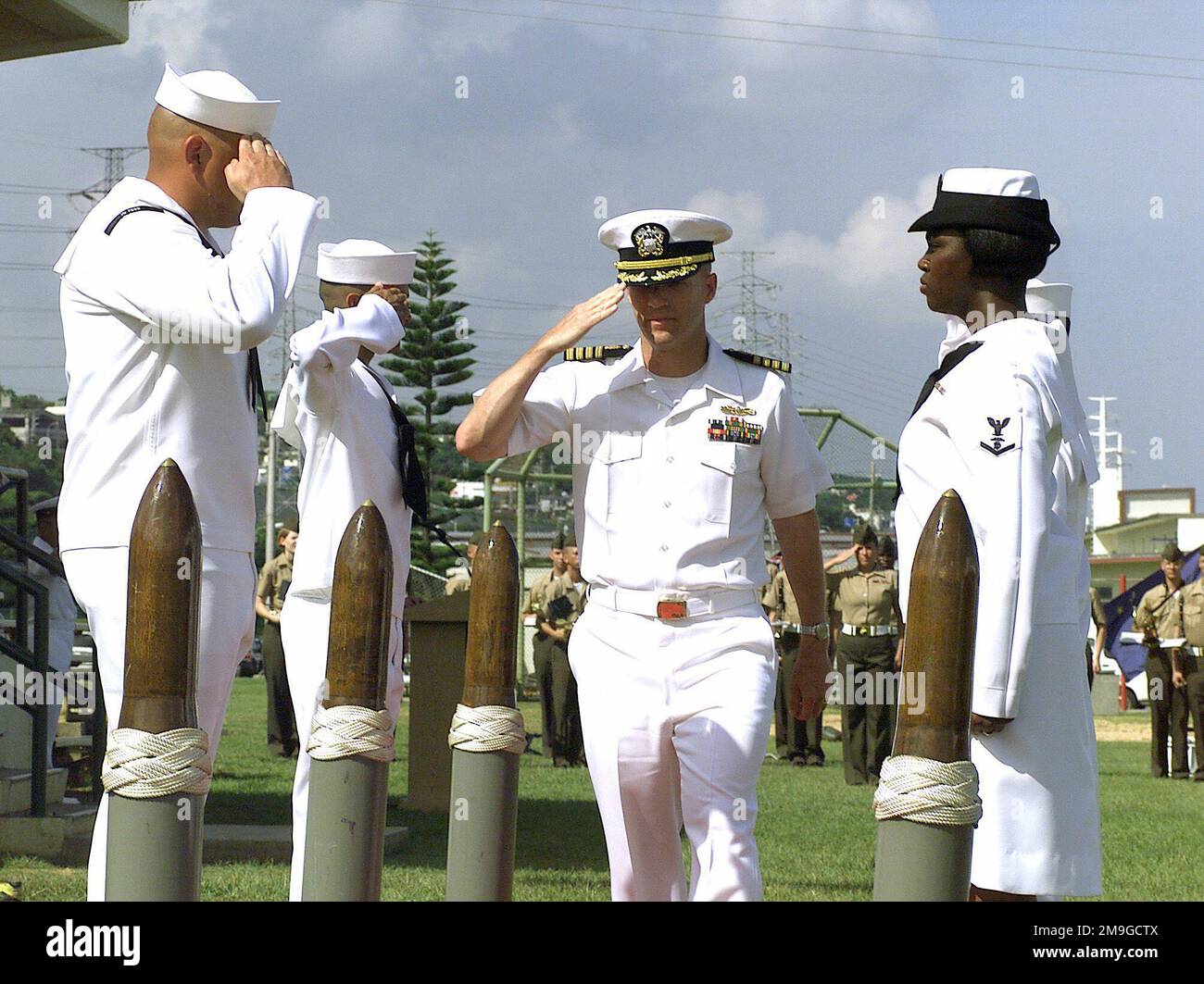 Captain Howard H. Ficher after taking command of 3D Dental Battalion ...