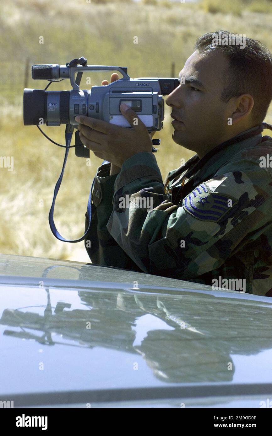 Technical Sergeant Henry Guarado of 4th Combat Camera, March ARB ...