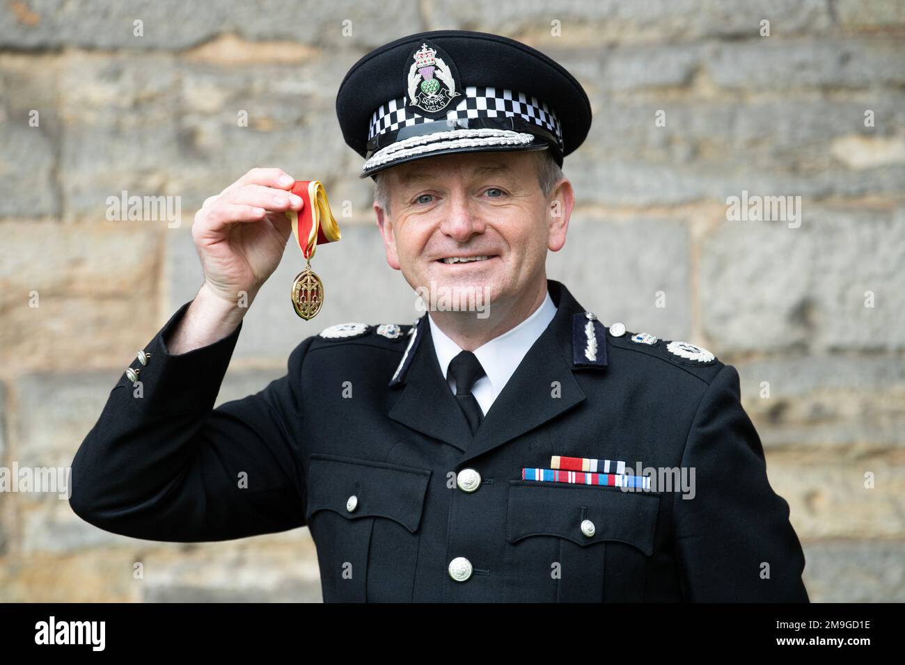 Sir Iain Livingstone after being made a Knight Bachelor during an ...