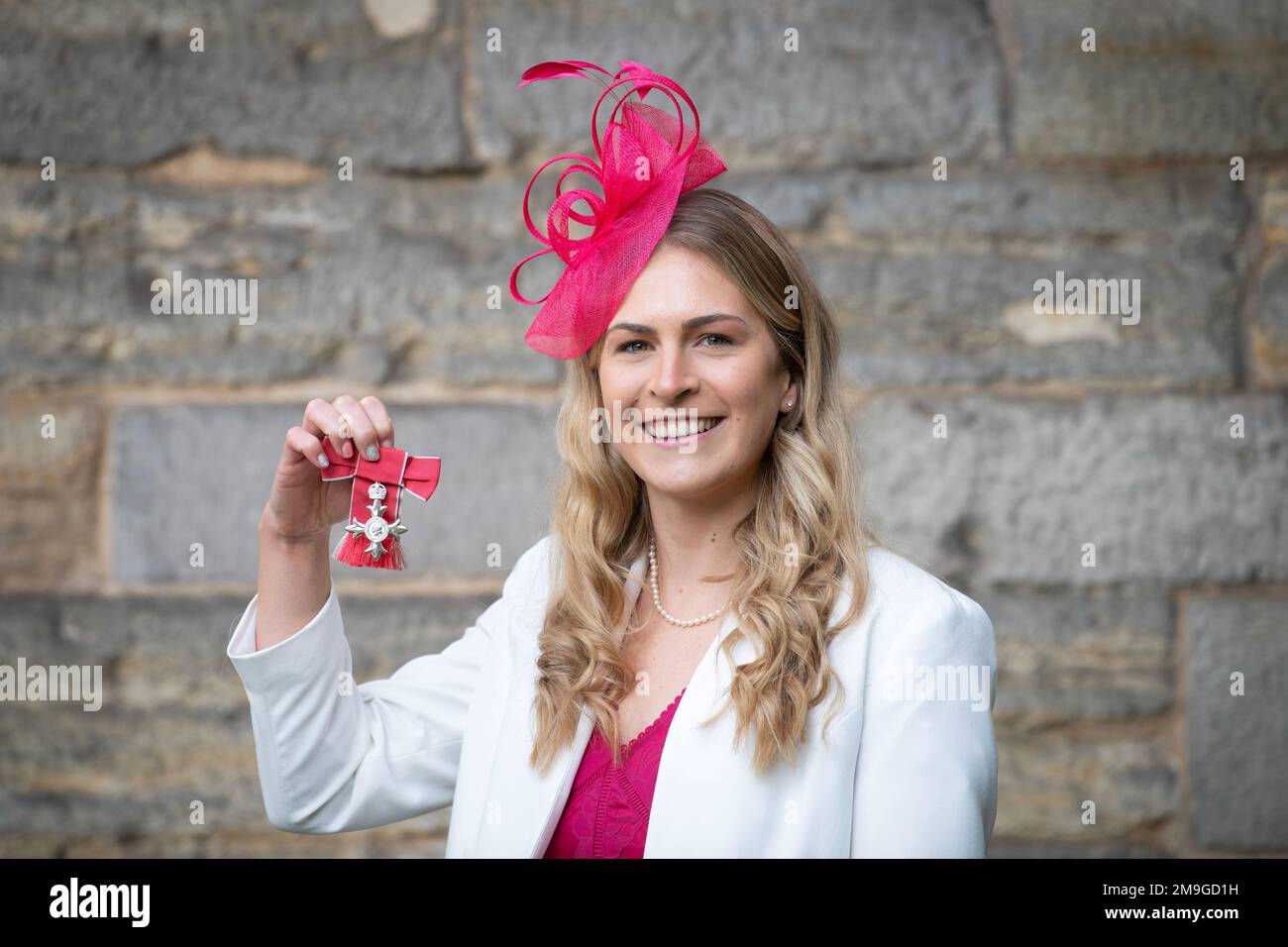 Mili Smith after being made Members of the Order of the British Empire ...