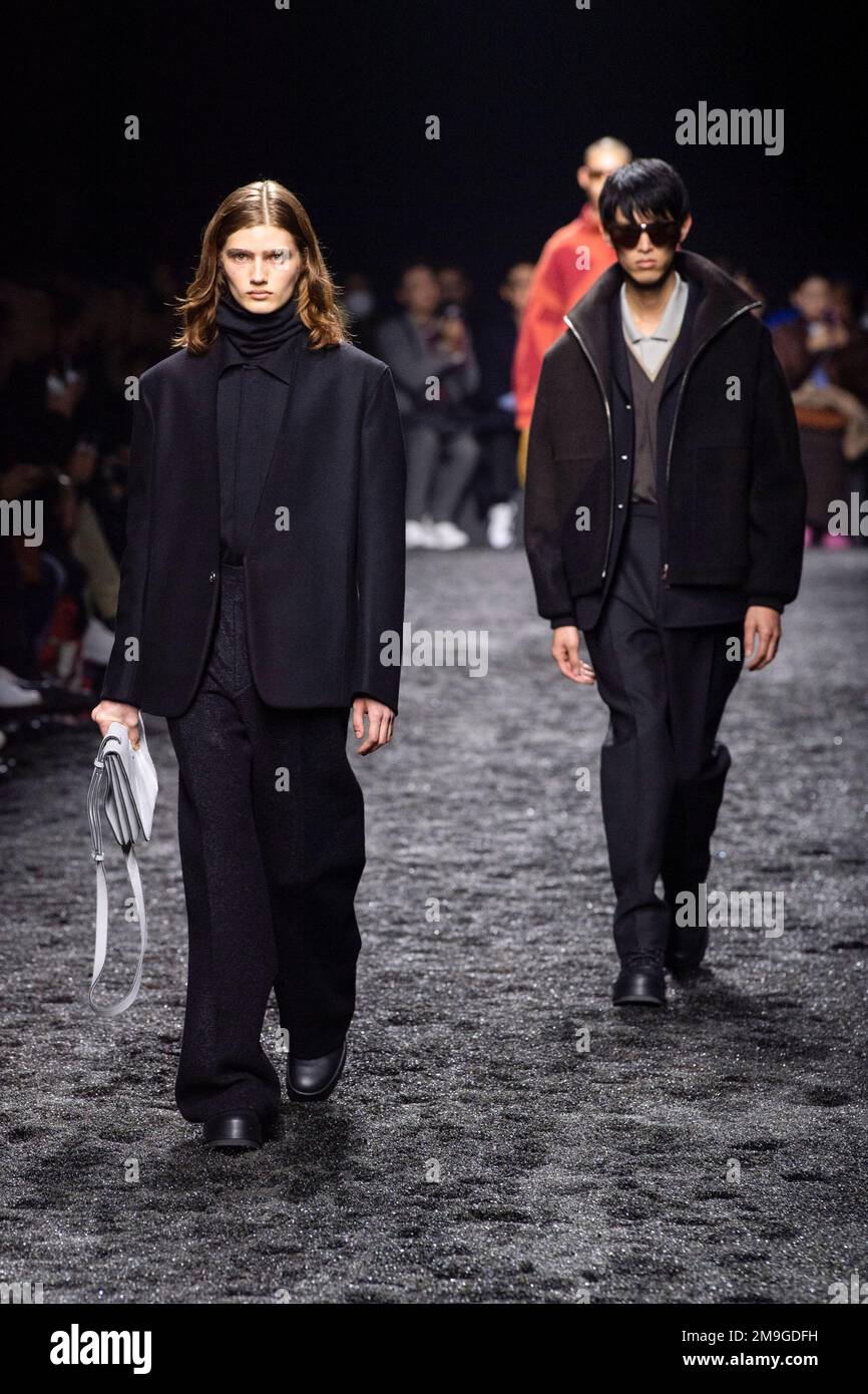 Milan Fashion Week - Men F/W 23-24 Zegna Fashion Show - Runway Milan ...