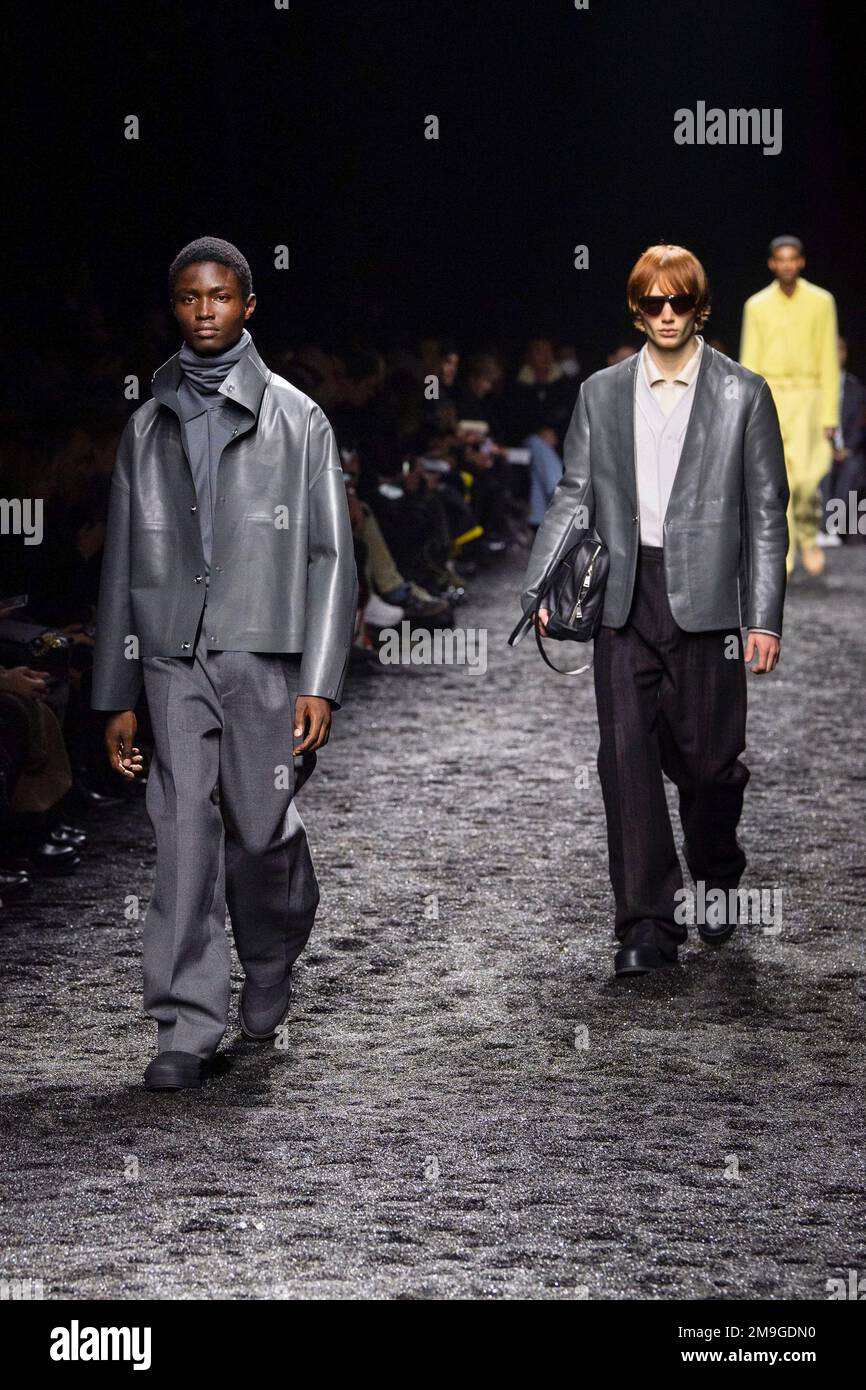 Milan Fashion Week - Men F/W 23-24 Zegna Fashion Show - Runway Milan ...