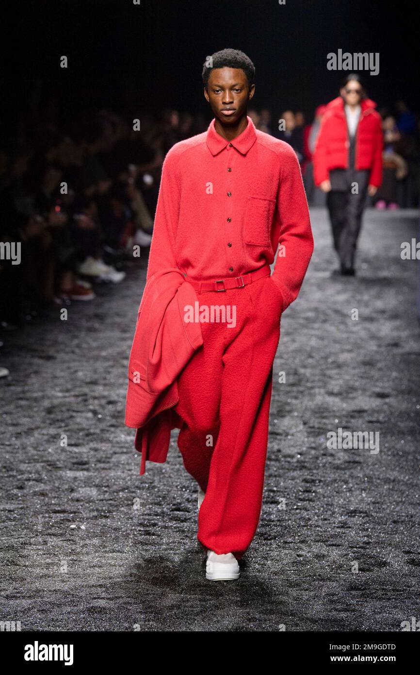 Milan Fashion Week - Men F/W 23-24 Zegna Fashion Show - Runway Milan ...