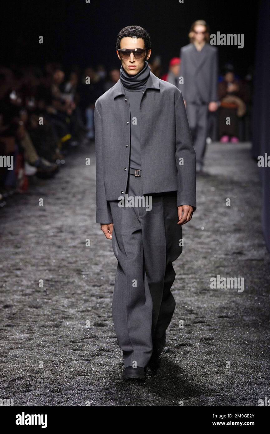 Milan Fashion Week - Men F/W 23-24 Zegna Fashion Show - Runway Milan ...
