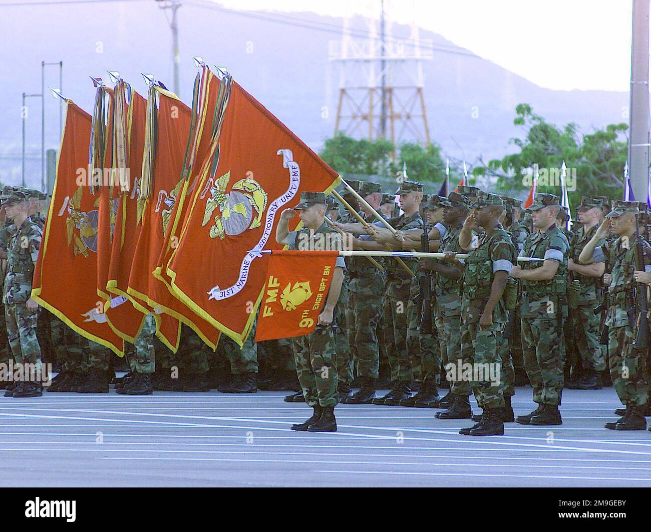 In a display of respect, the organizational colors representing the ...