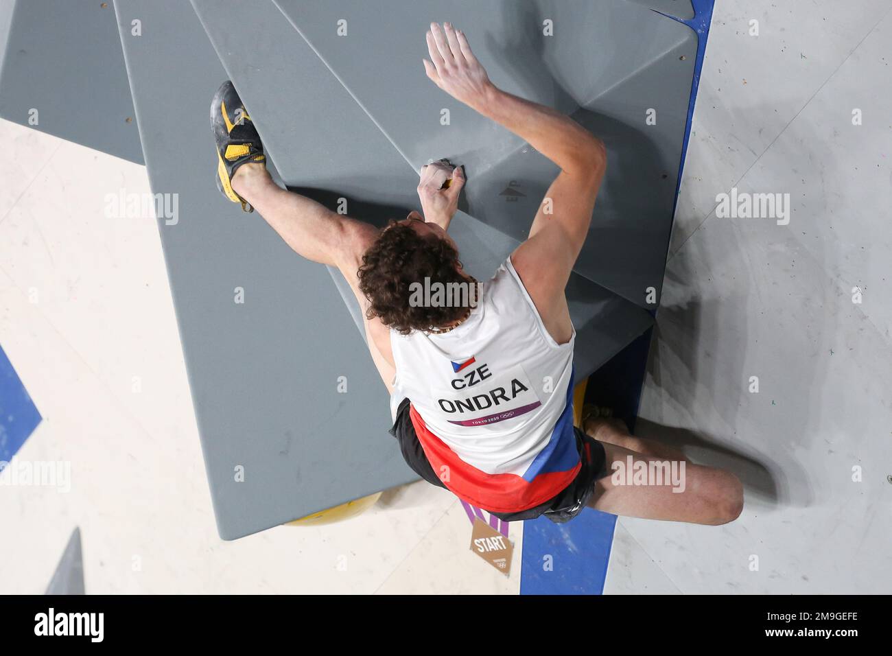 AUG 5, 2021 - TOKYO, JAPAN: Adam ONDRA of Czech Republic competes in ...