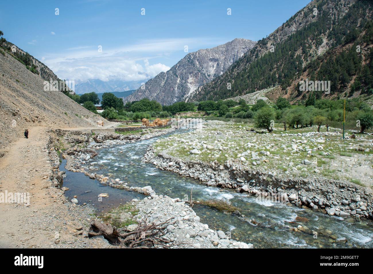 Bumburet river close to Shaikhanandah village, Bumburet Valley ...