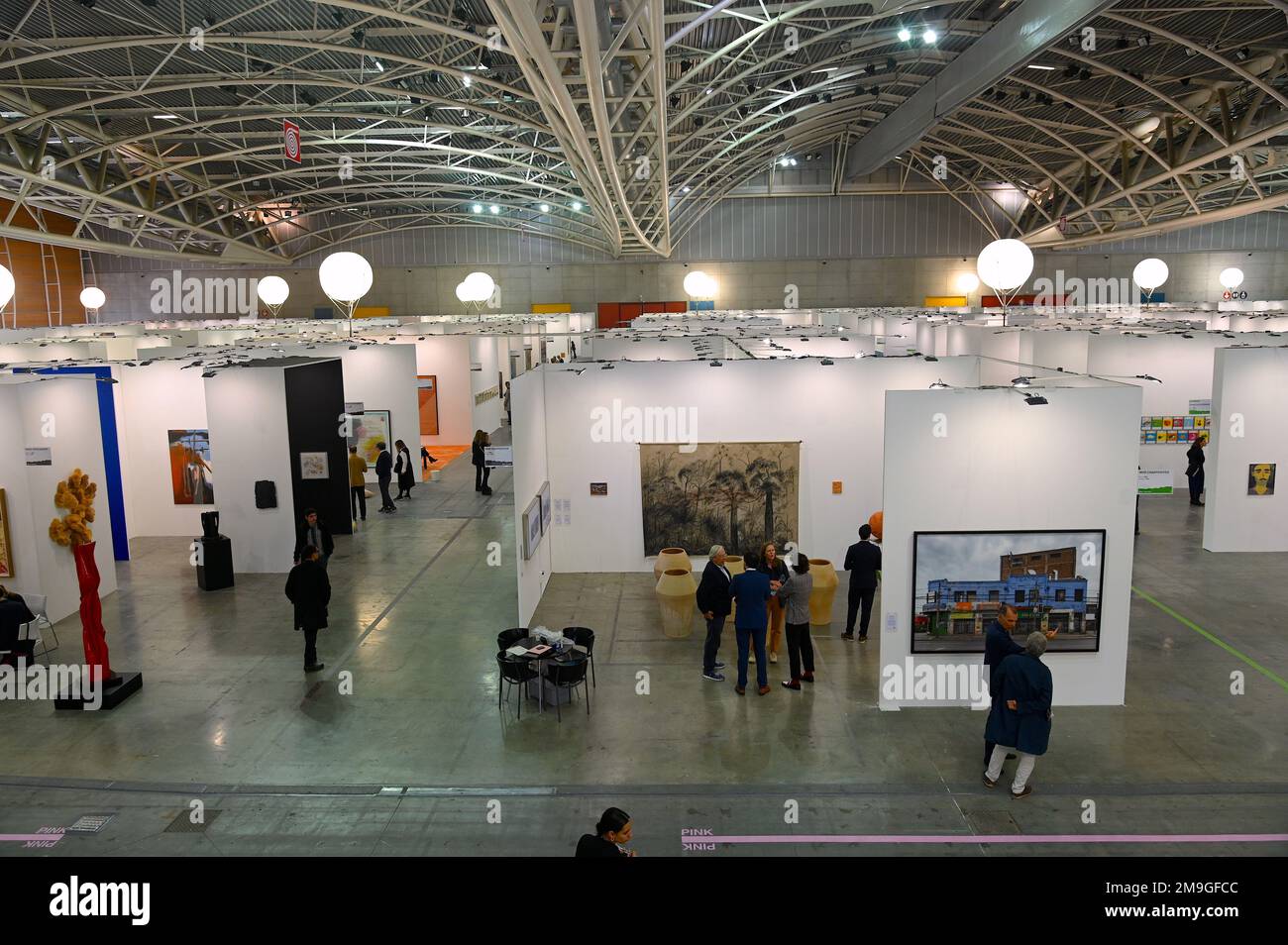 Guests exploring masterpieces at Artissima vernissage of main ...