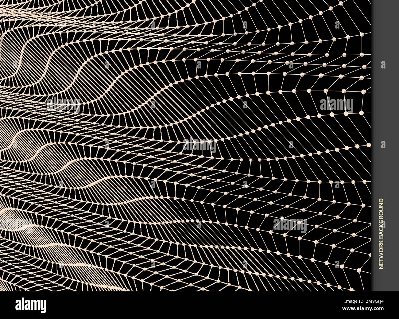 Lattice structure. Science or technology background. Graphic design. 3d ...