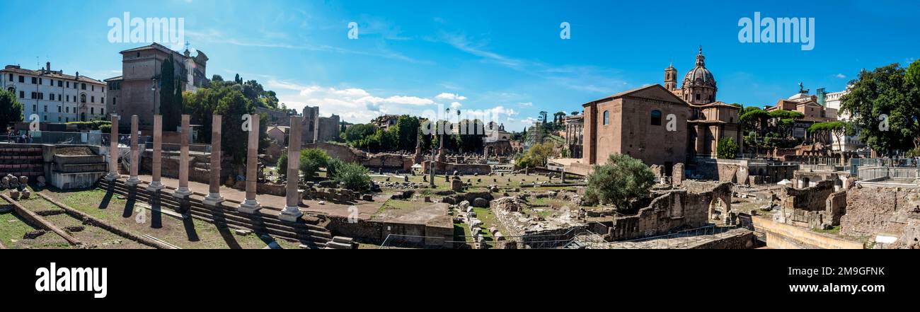 Ancient Roman Forum Stock Photo - Alamy