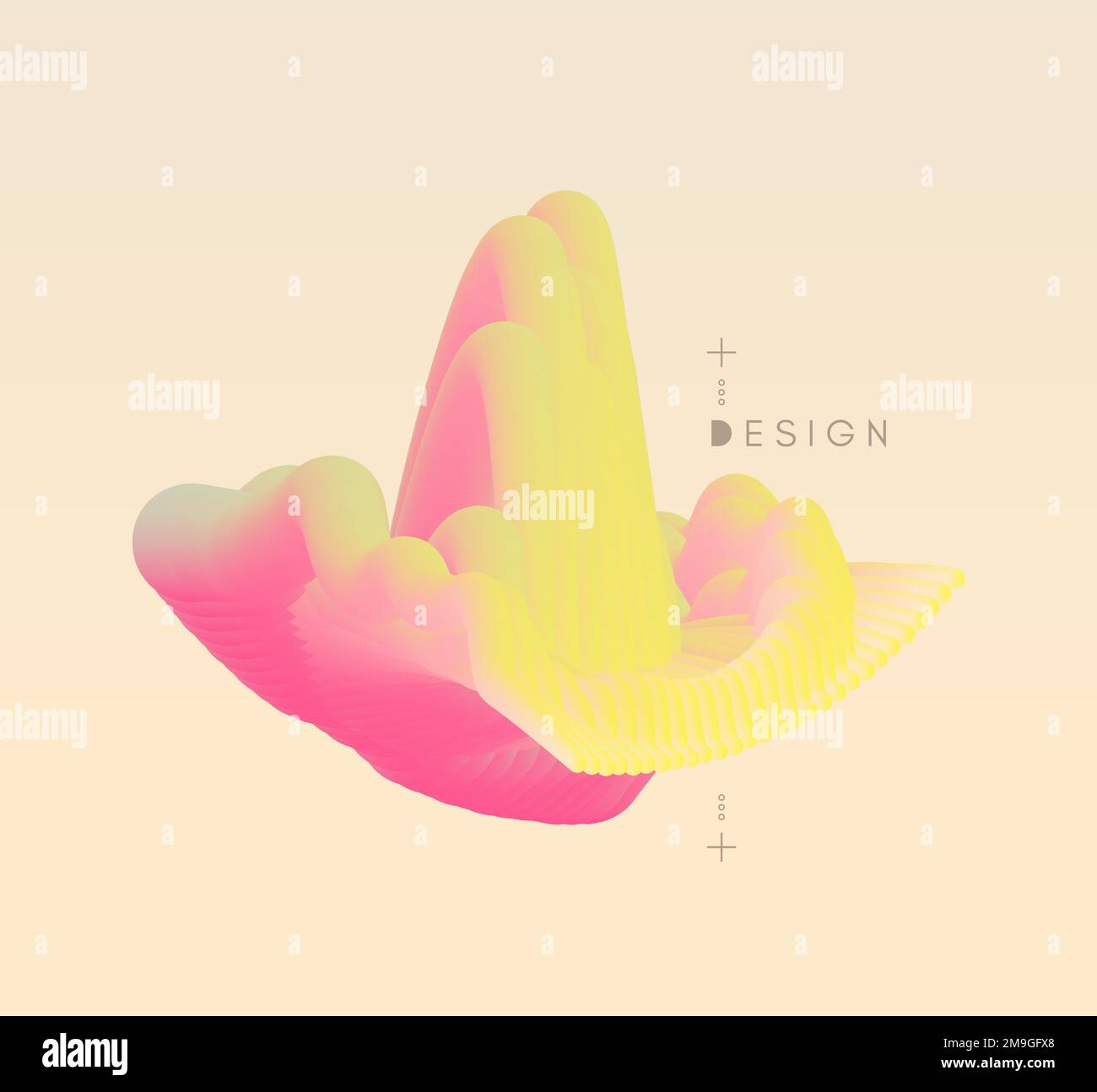 Abstract wavy background for banner, flyer and poster. Dynamic effect ...