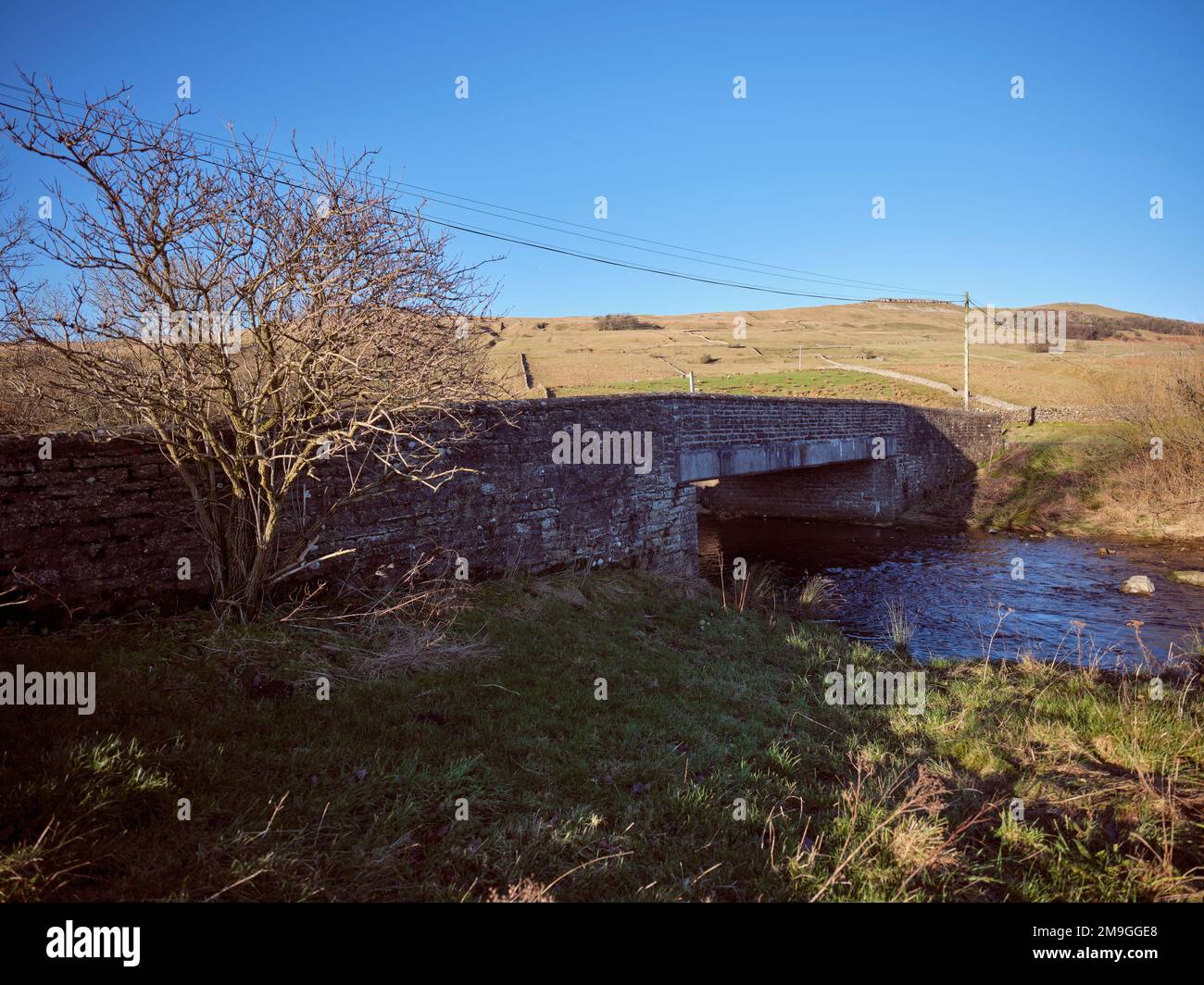 Concrete bridge over Bardale Beck on Marsett Lane, Hawes, North ...