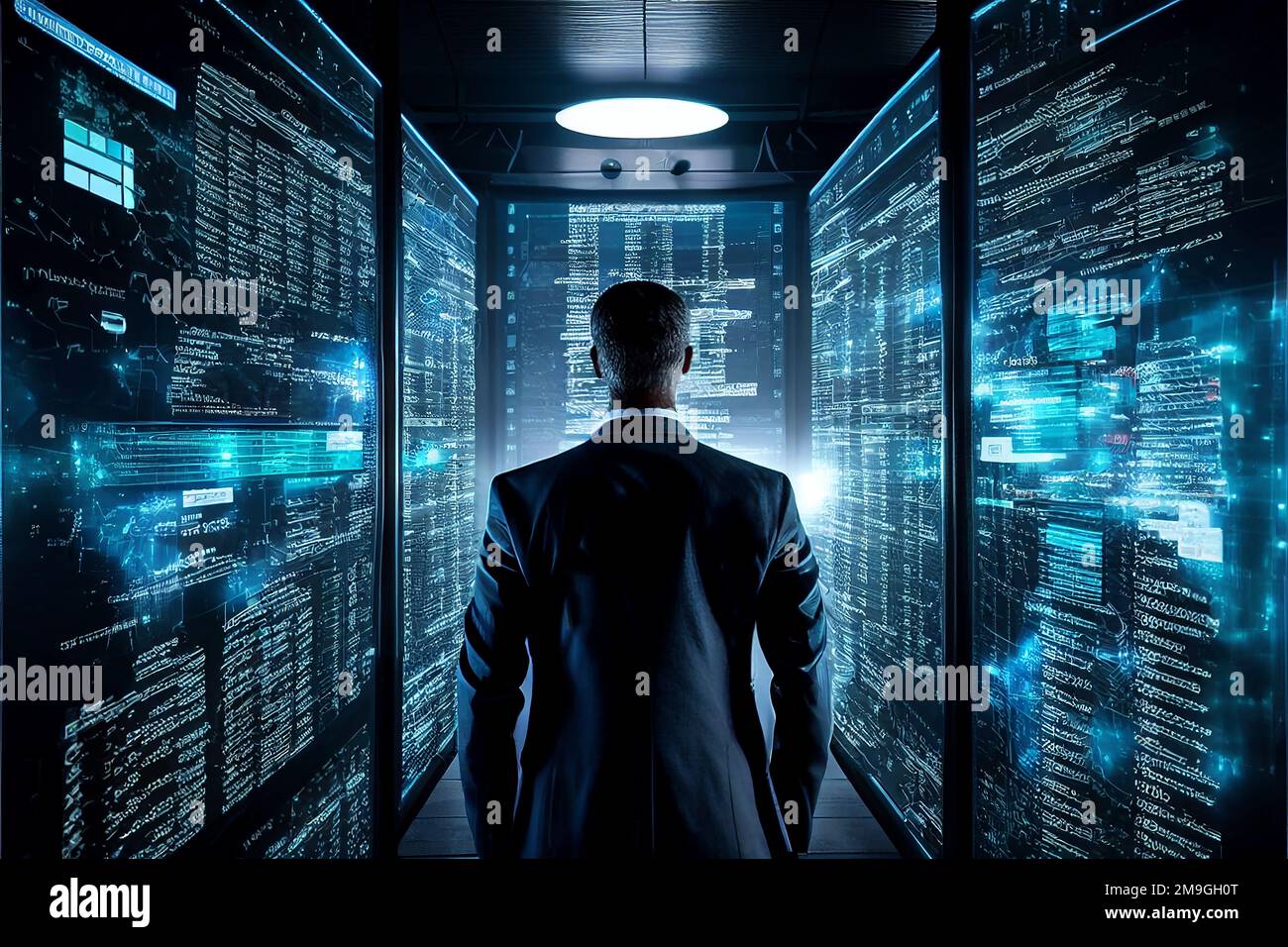 Abstract data centre hi-res stock photography and images - Alamy