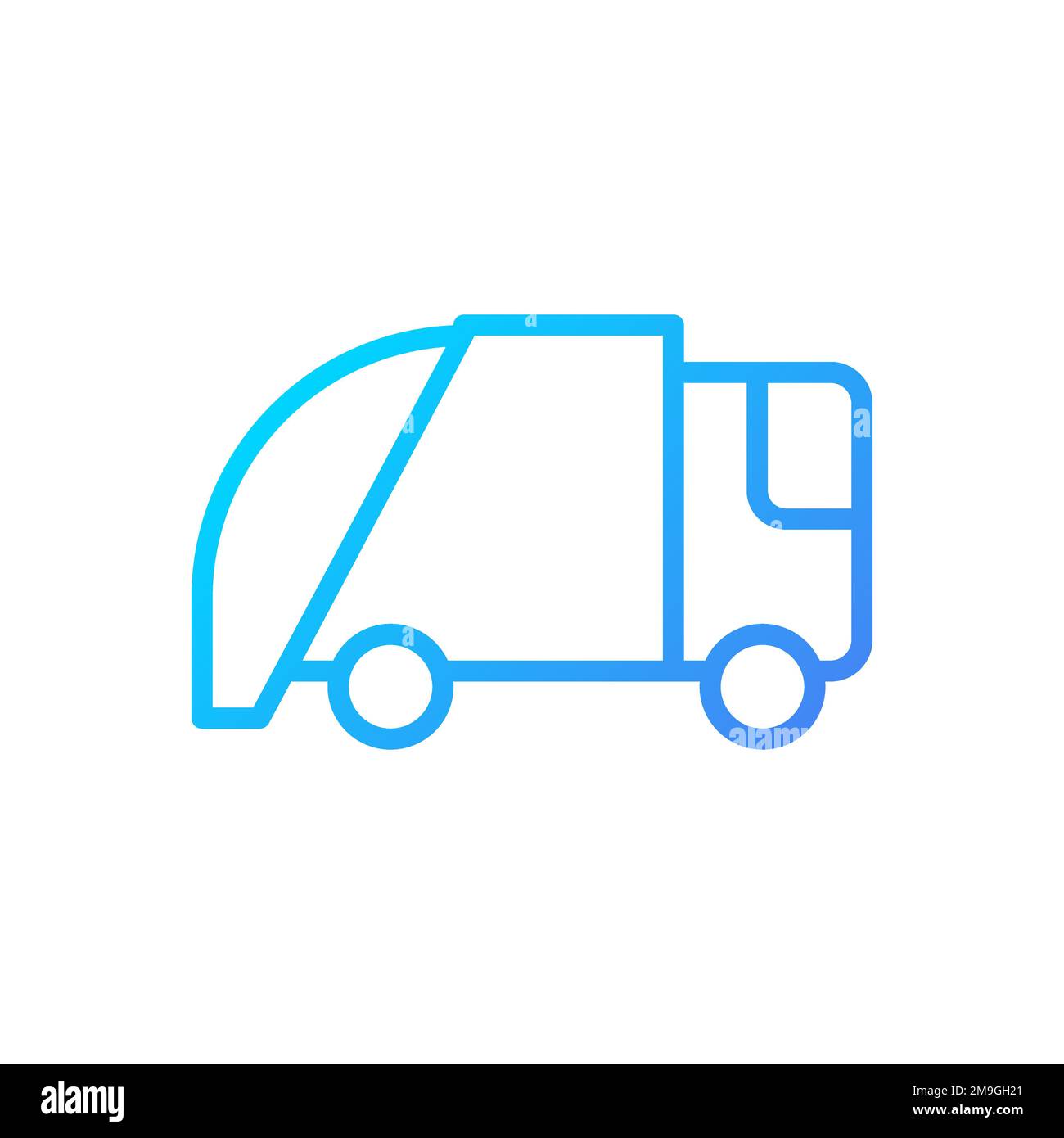 Waste disposal pixel perfect gradient linear vector icon Stock Vector ...