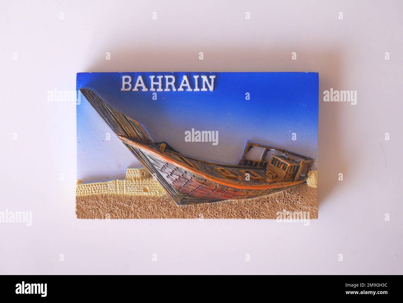 Fridge magnet of Bahrain Stock Photo - Alamy